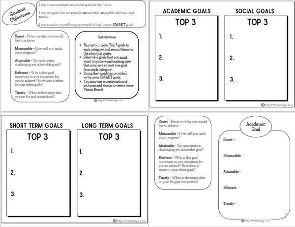 🎯 SMART Goal Setting +Vision Boards